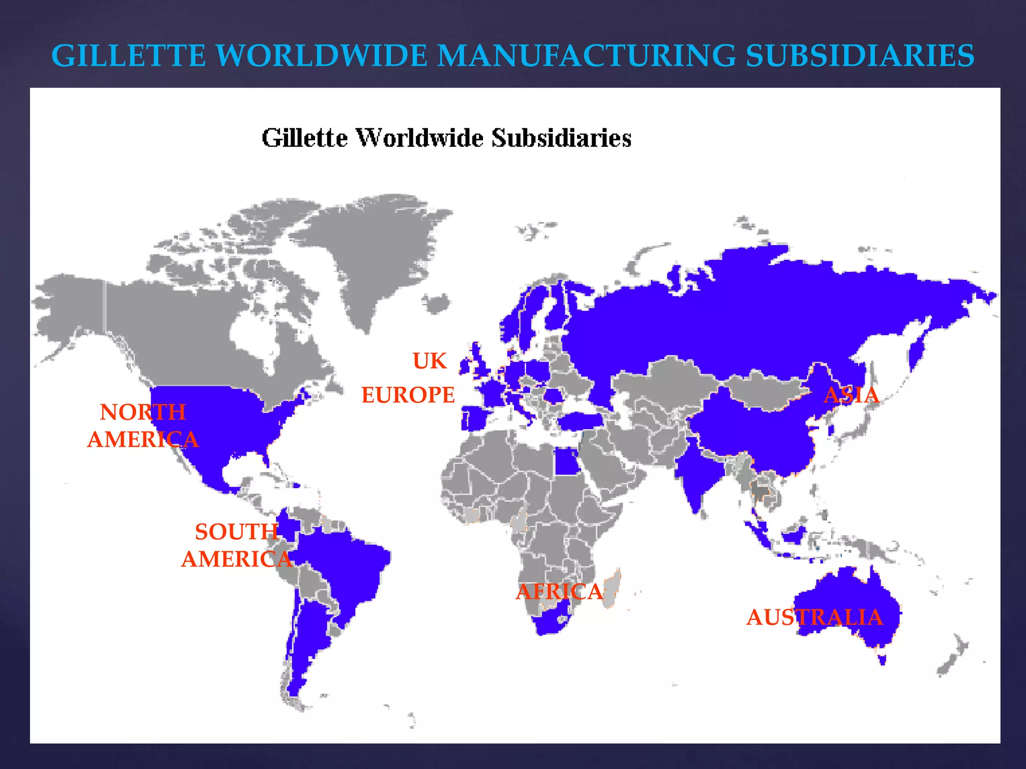 Gillette Marketing stratgy