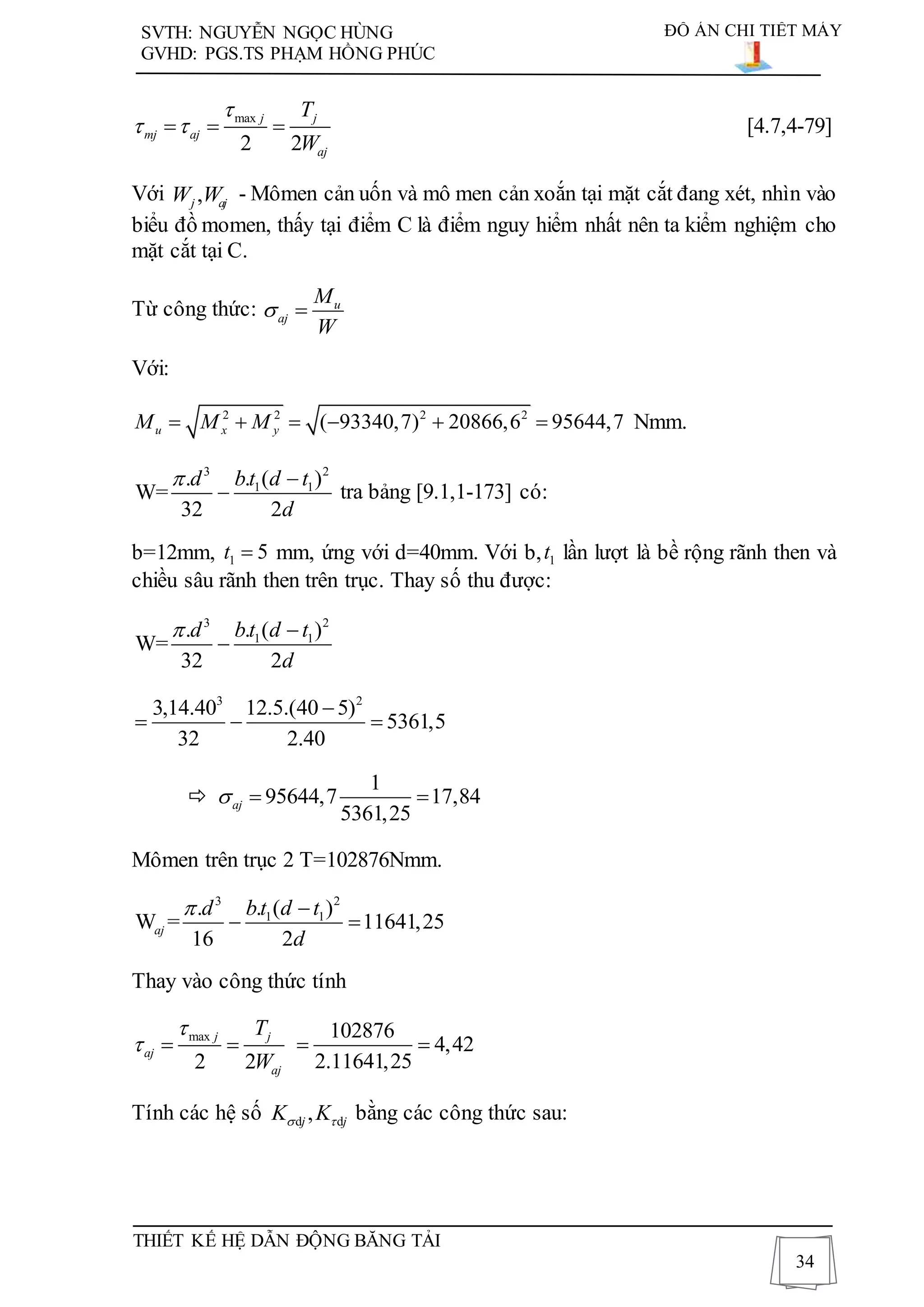 Đồ án chi tiết máy _ 1 cấp bánh răng côn. | DOCX