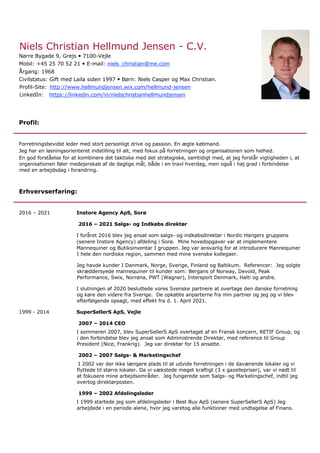 Nchj dansk cv | PDF