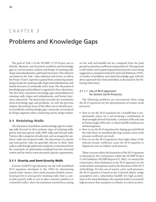 Nchrp rpt 611-seismic analysis and design of retaining walls | PDF