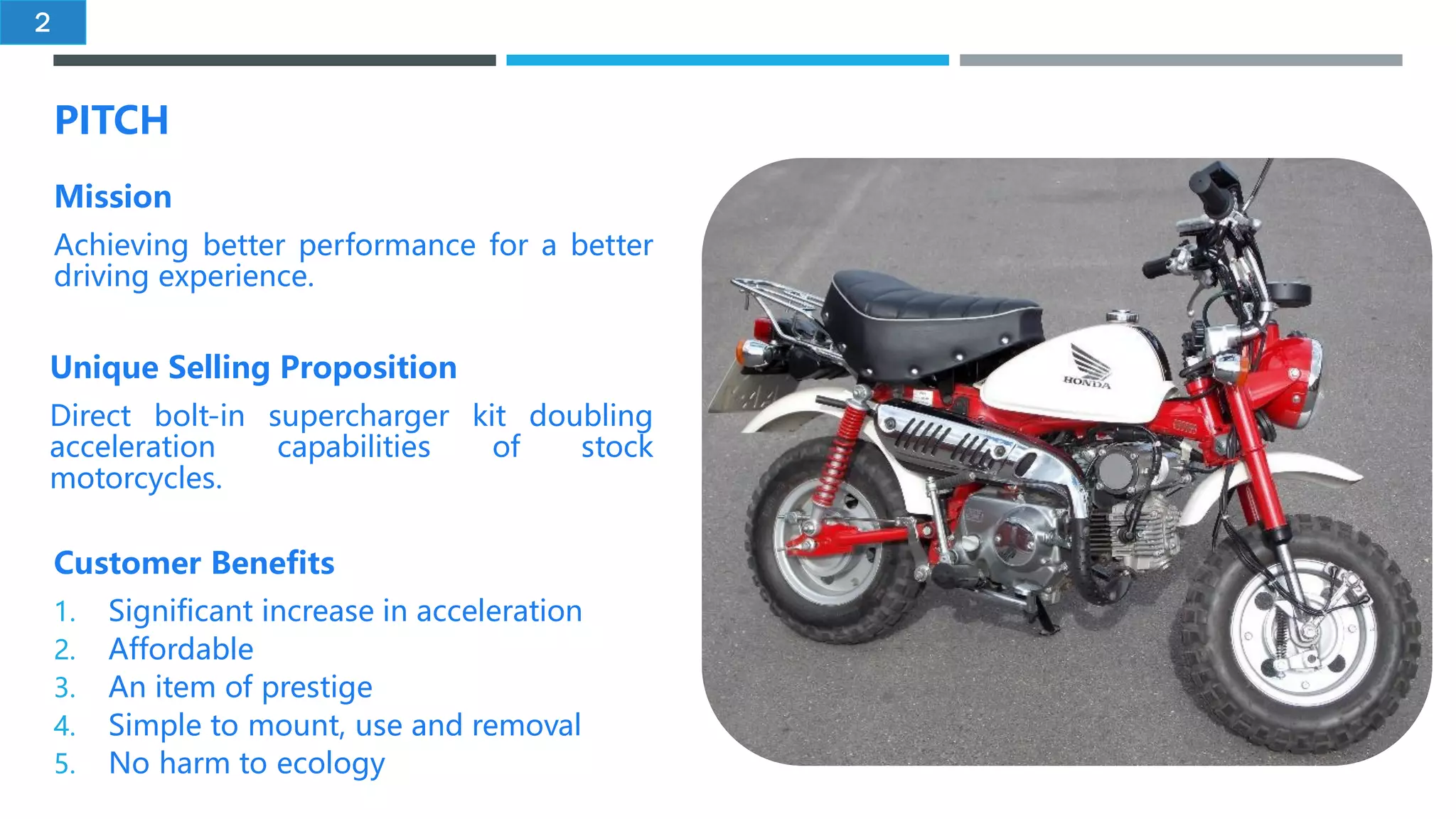 "Supercharged Motorcycle" Pitch Deck | PDF | Automotive Industry ...