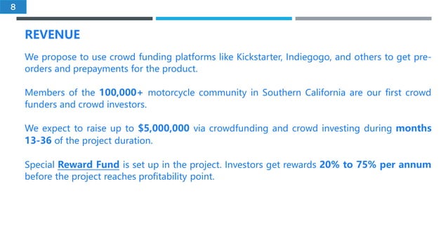 "Supercharged Motorcycle" Pitch Deck | PPT
