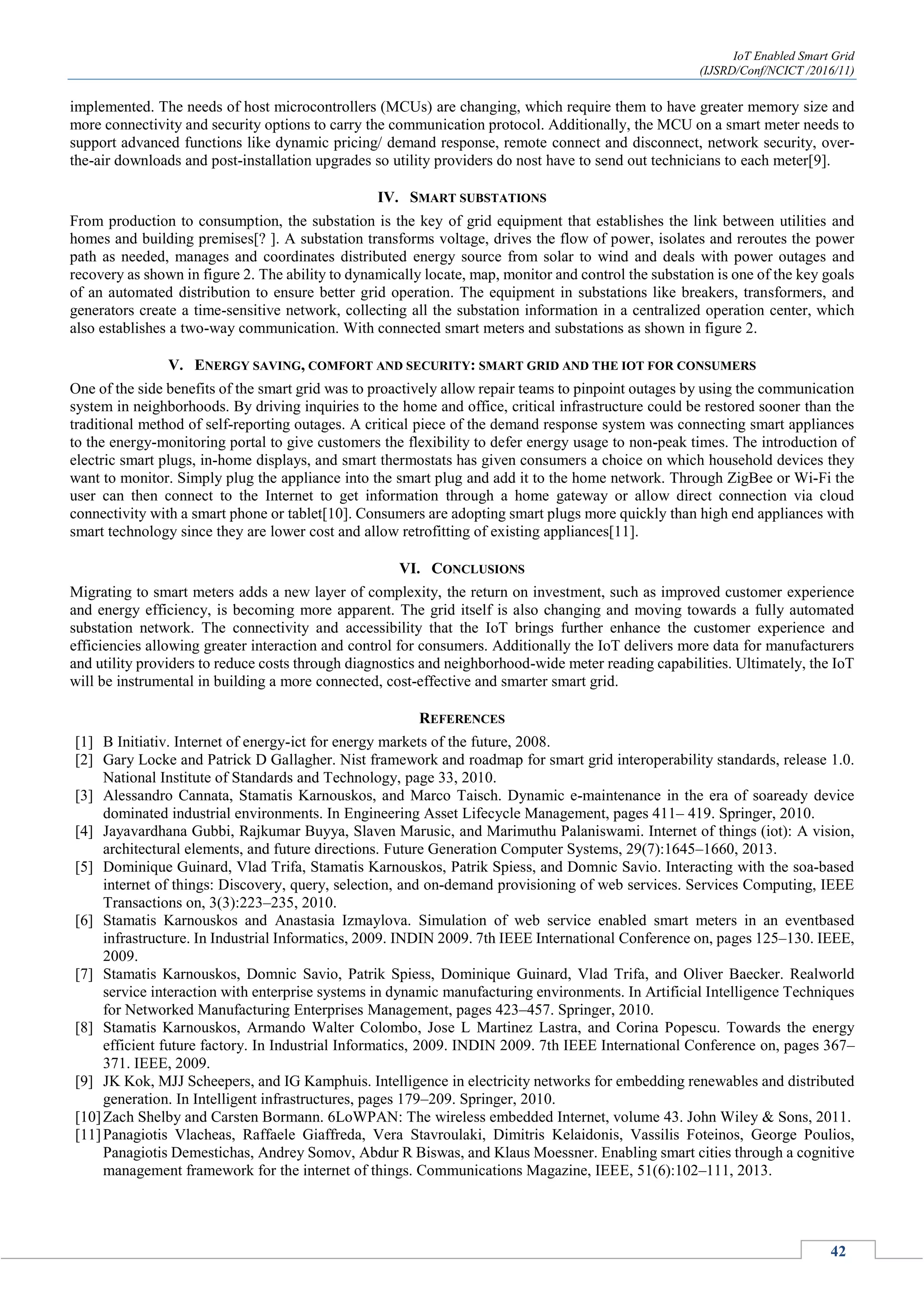Iot Enabled Smart Grid Pdf