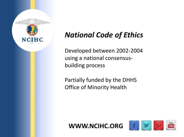 NCIHC National Standards of Practice for Healthcare Interpreters | PPTX