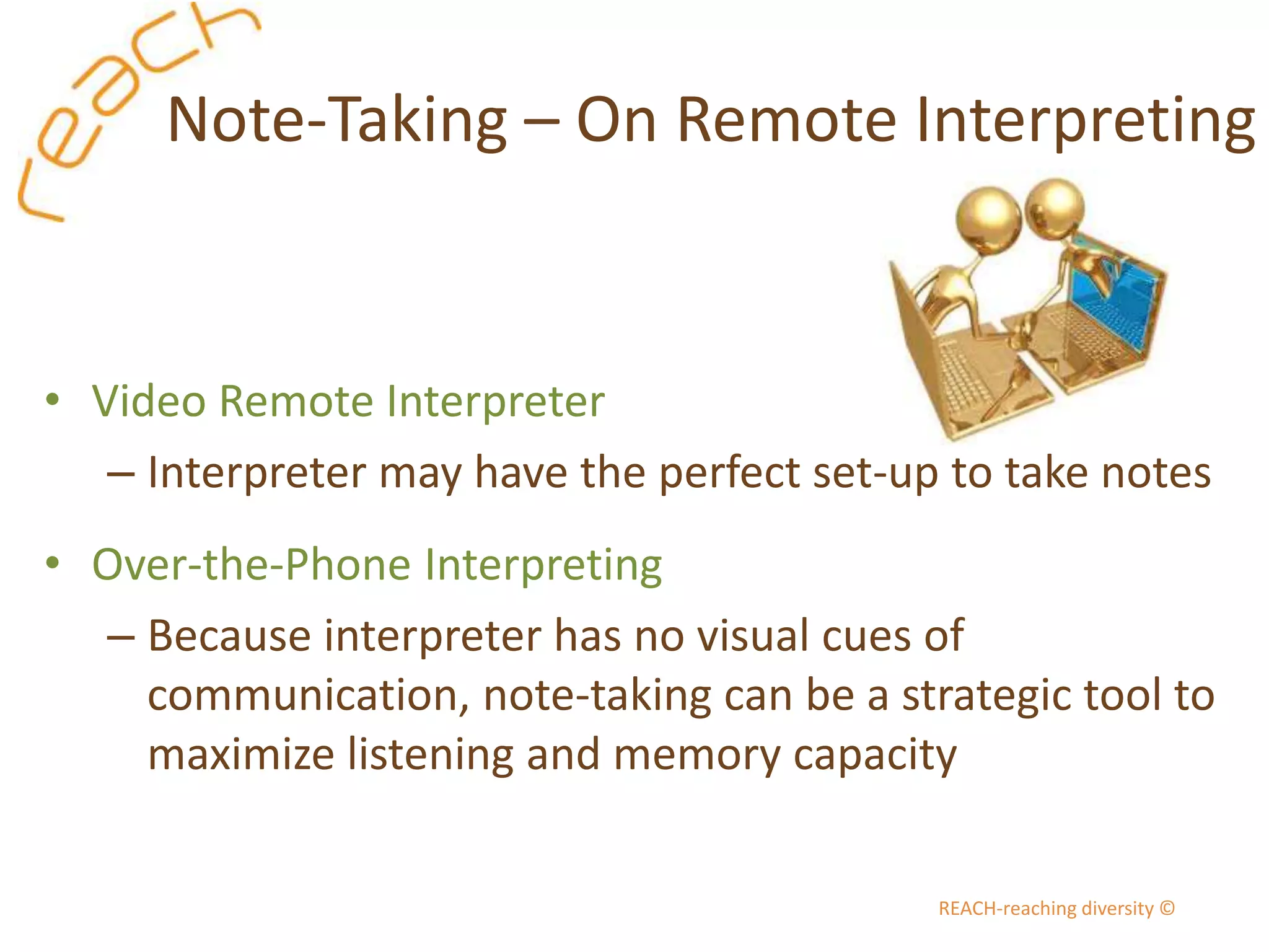 Baby Steps to Note-Taking for Consecutive Interpreting | PPTX