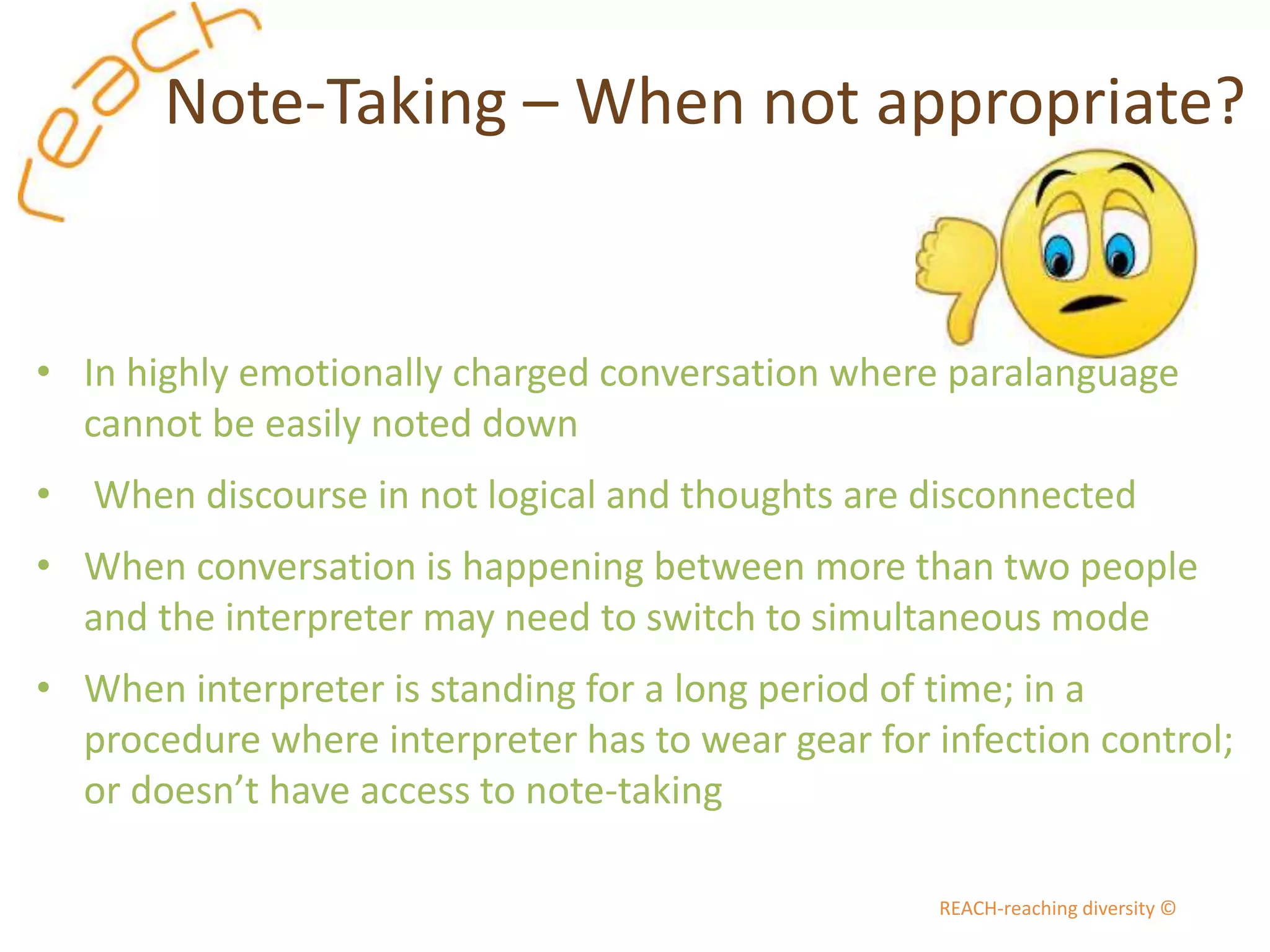 Baby Steps to Note-Taking for Consecutive Interpreting | PPTX