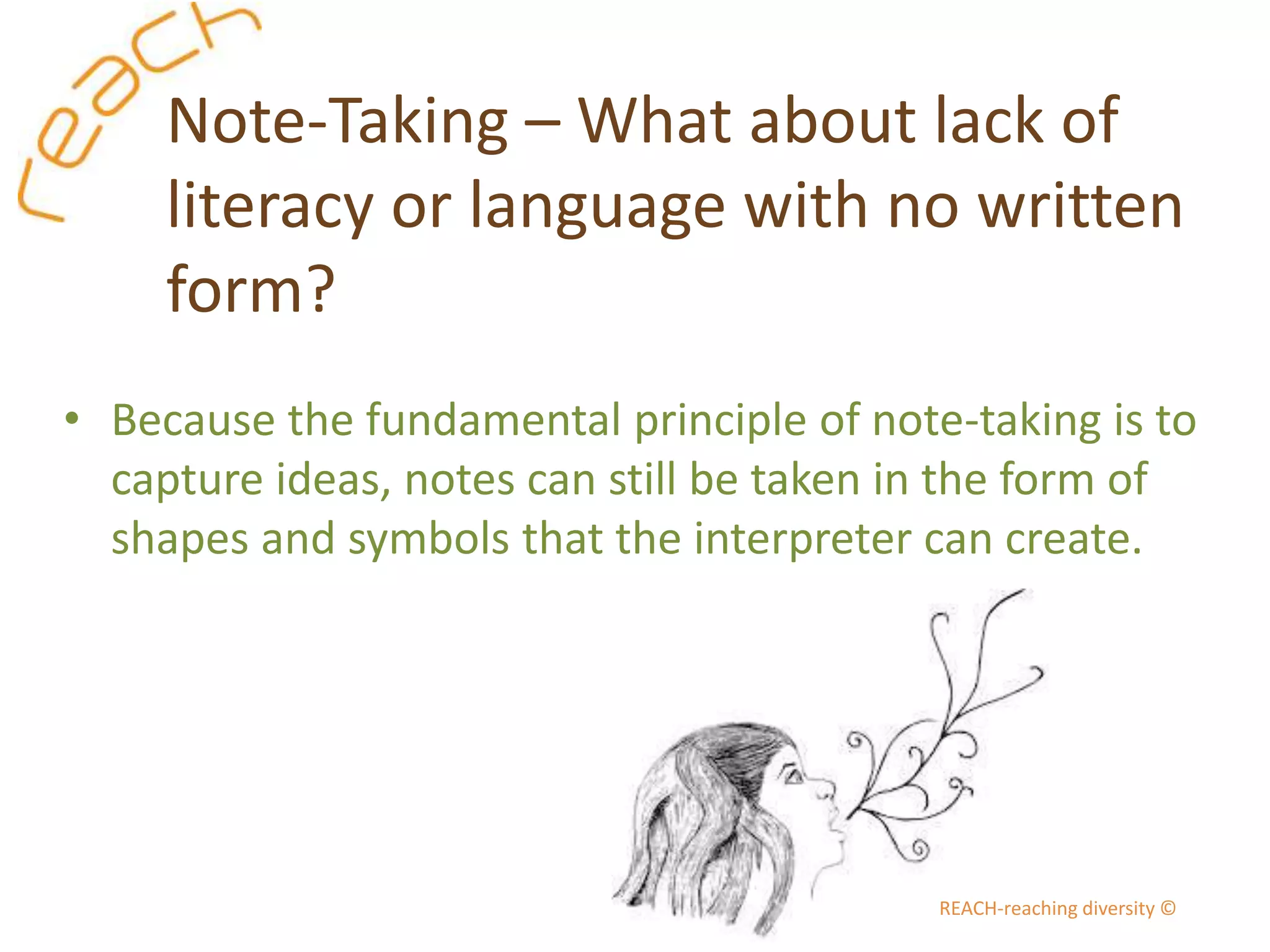 Baby Steps to Note-Taking for Consecutive Interpreting | PPTX