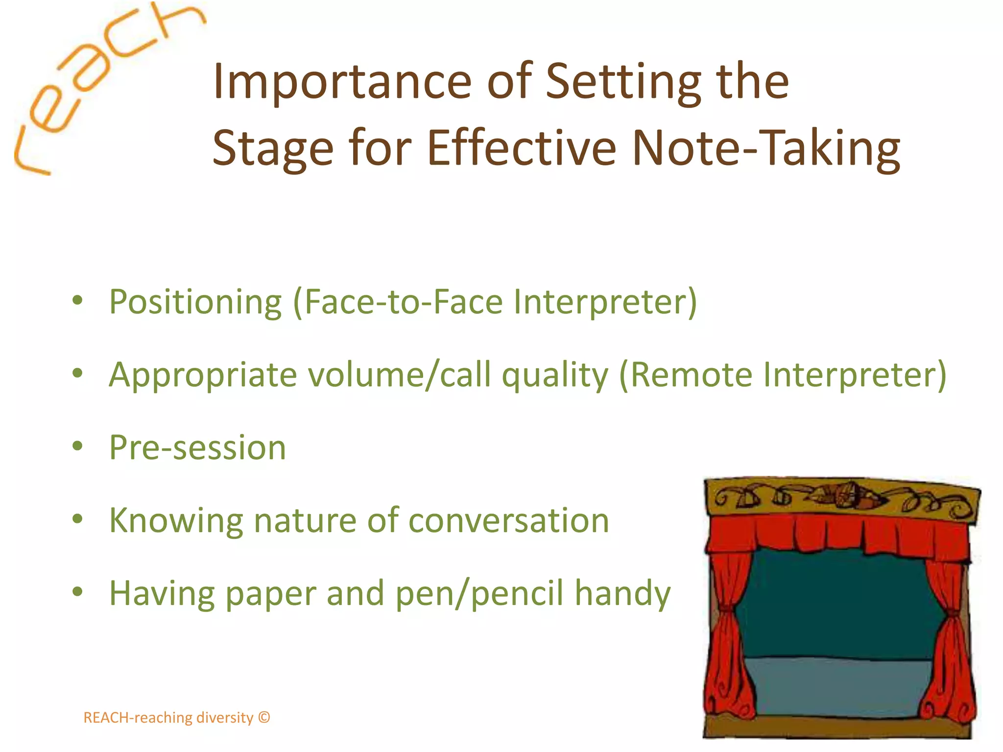 Baby Steps to Note-Taking for Consecutive Interpreting | PPTX