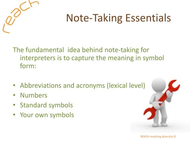 Baby Steps to Note-Taking for Consecutive Interpreting | PPTX