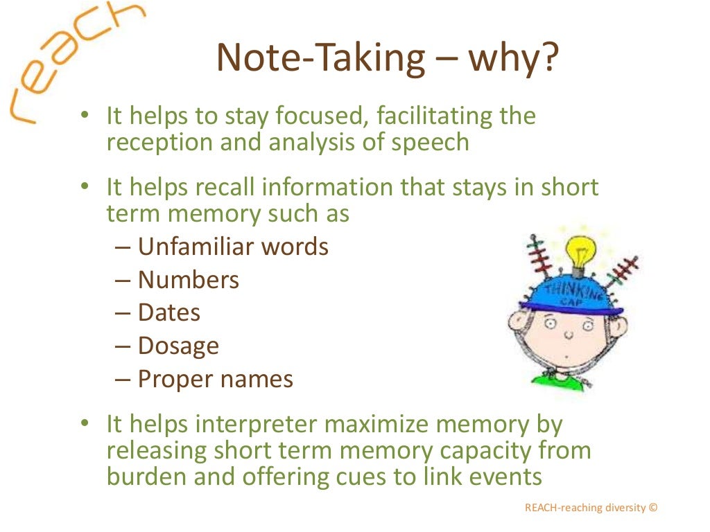 Baby Steps to Note-Taking for Consecutive Interpreting