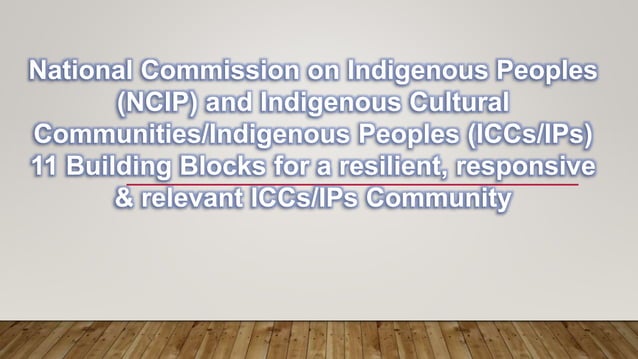 National Commission on Indigenous Peoples | PPTX