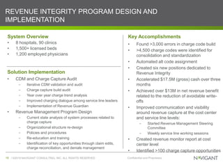 Navigant Revenue Integrity HFMA Presentation | PDF