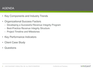 Navigant Revenue Integrity HFMA Presentation | PDF