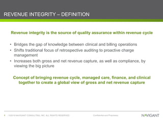 Navigant Revenue Integrity HFMA Presentation | PDF