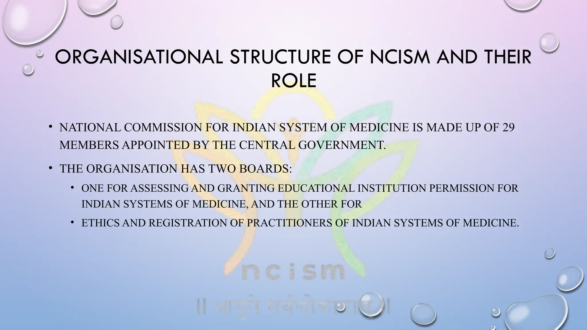 NCISM National Commission for Indian system of medicine.pptx