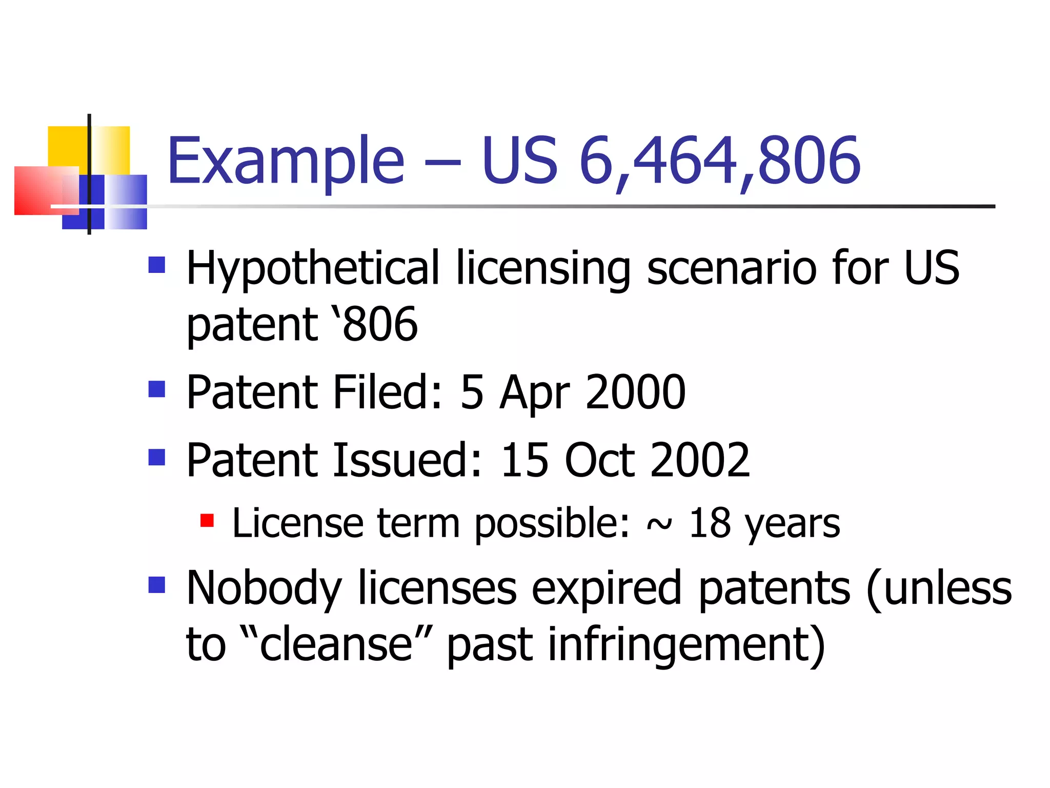 Introduction to Patents and IP Commercialization | PPT