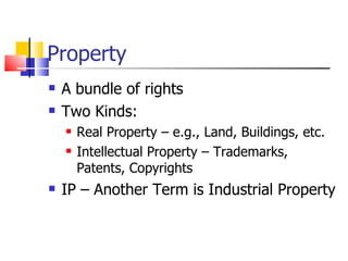 Introduction to Patents and IP Commercialization | PPT