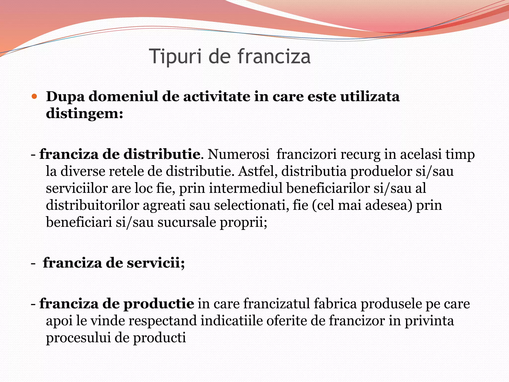 Contractul de franciza | PPTX