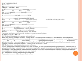 Contractul de mandat | PPT