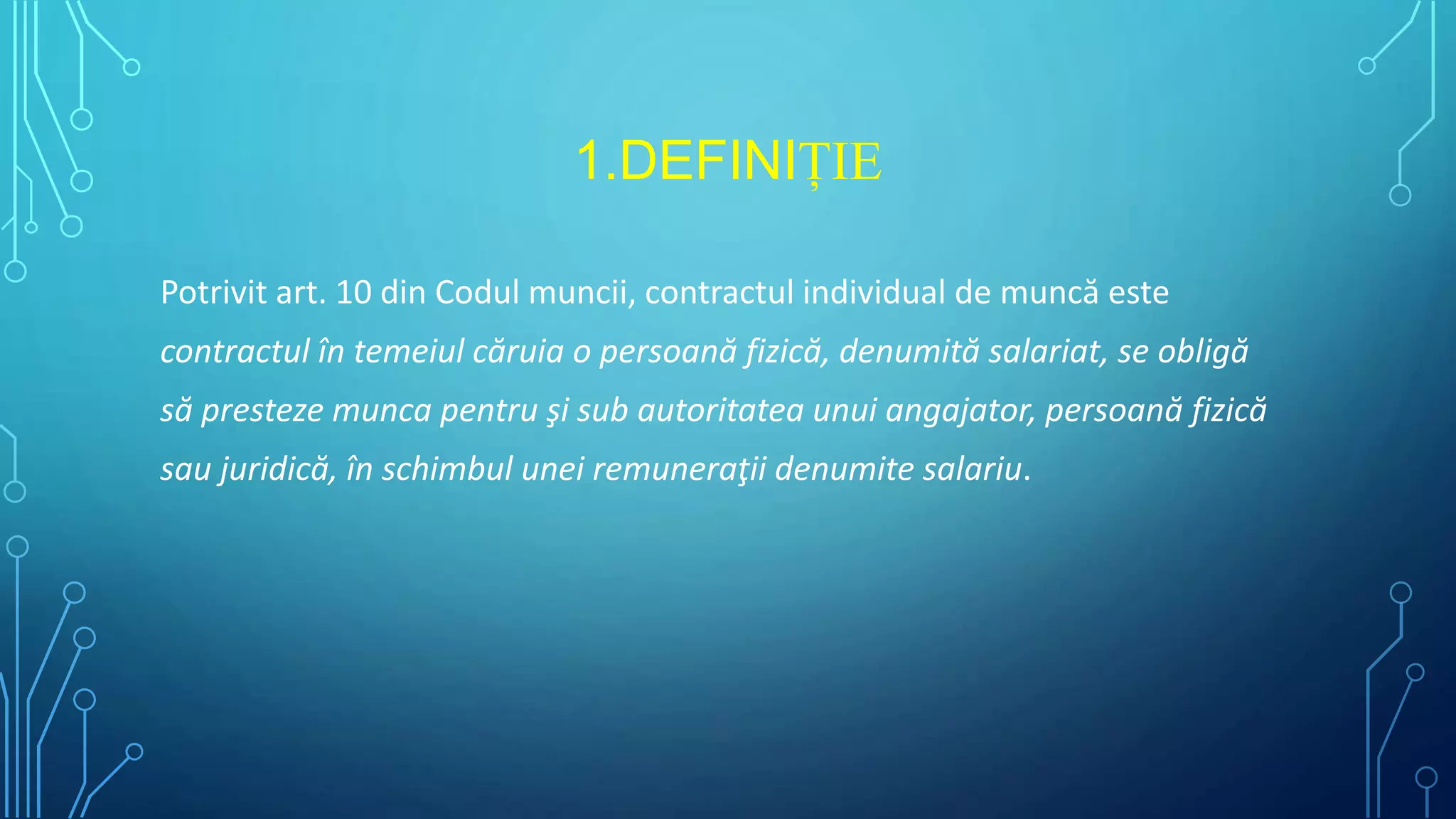 Contractul individual de munca (2) | PPT | Free Download