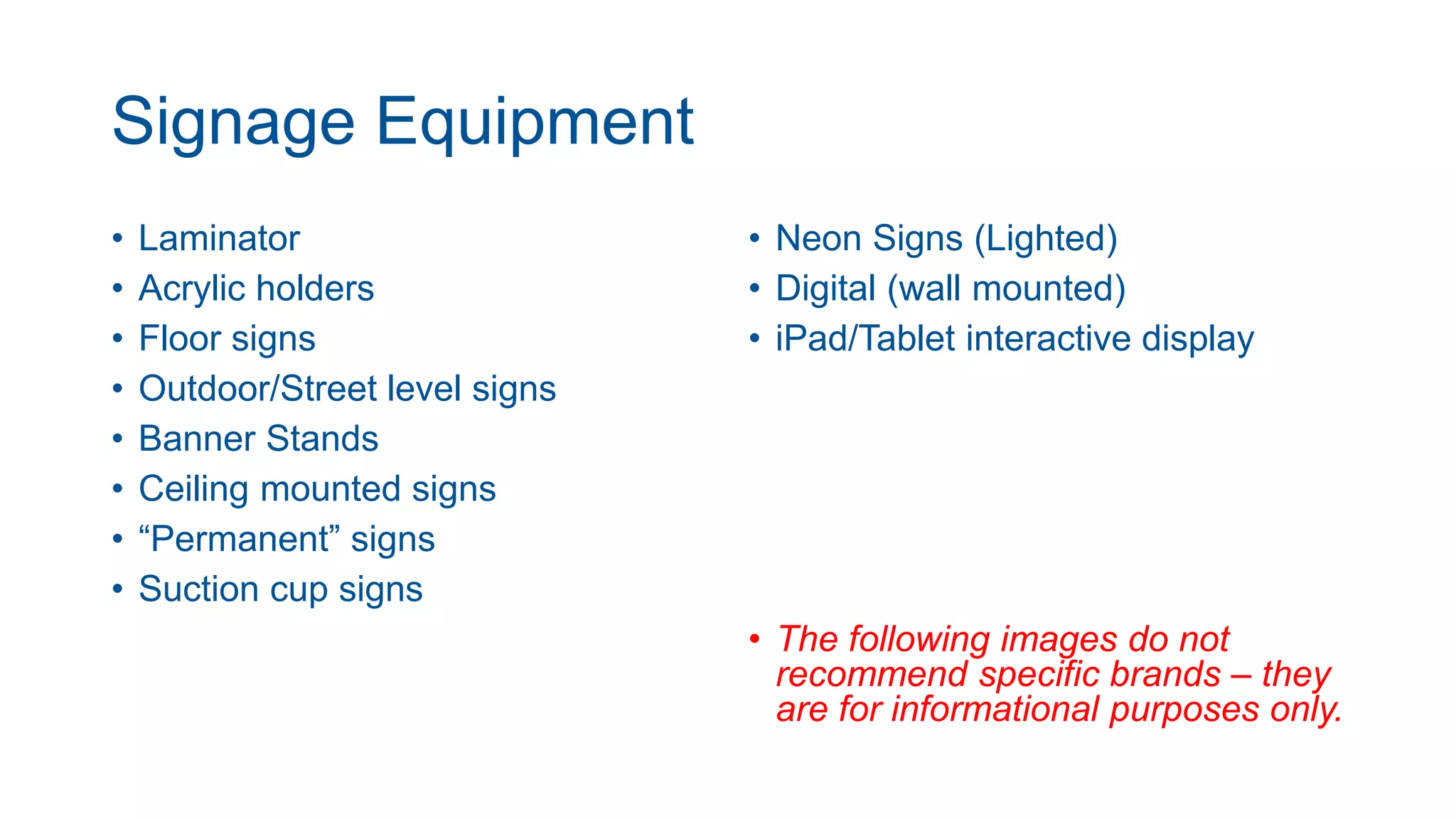 Library Signage - NCLA 2019 Presentation | PPTX