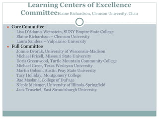 Developing a Center of Excellence Program for Learning Centers | PPT