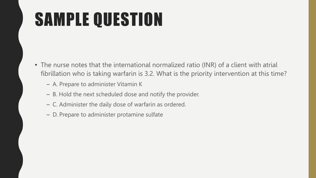 NCLEX-style Questions.pptx | First Aid | Injuries
