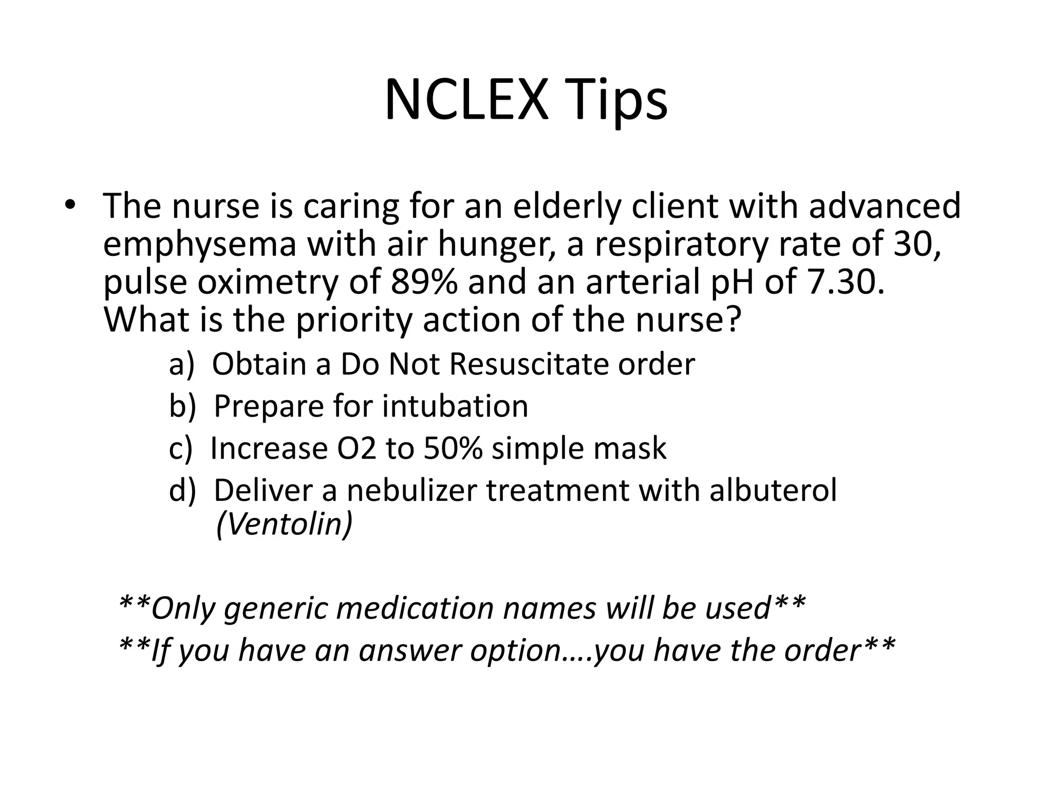 NCLEX Success tips ppt.pptx detailed explanations | PPTX