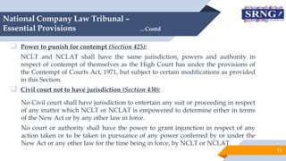NCLT-Constitution and its power | PPTX | Law