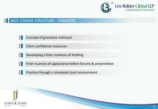 NCLT Training Course Structure | PPT | Free Download