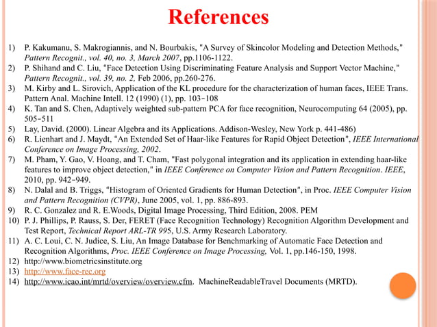 Real time face detection and recognition | PPTX | Photo Editing ...