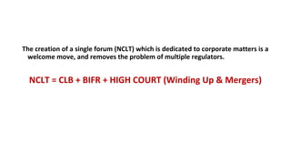 NCLT & IBC | PPT