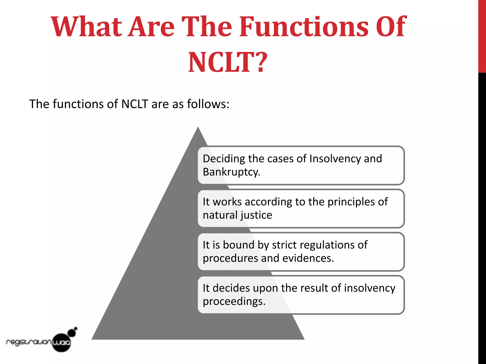 Difference between NCLT and NCLAT PPT | PPTX