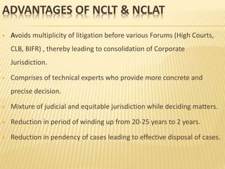 NCLT & NCLAT by CS Ankur sharma | PPTX