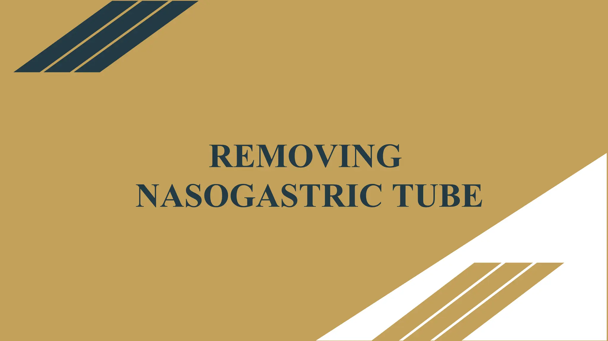 TOPICS TPN (Total Parenteral Nutrition)I Nasogastric Tube Insertion ...