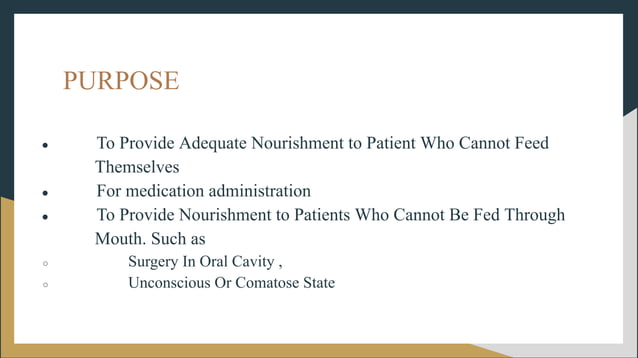 TOPICS TPN (Total Parenteral Nutrition)I Nasogastric Tube Insertion ...