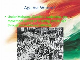 Non Cooperation Movement Slogans