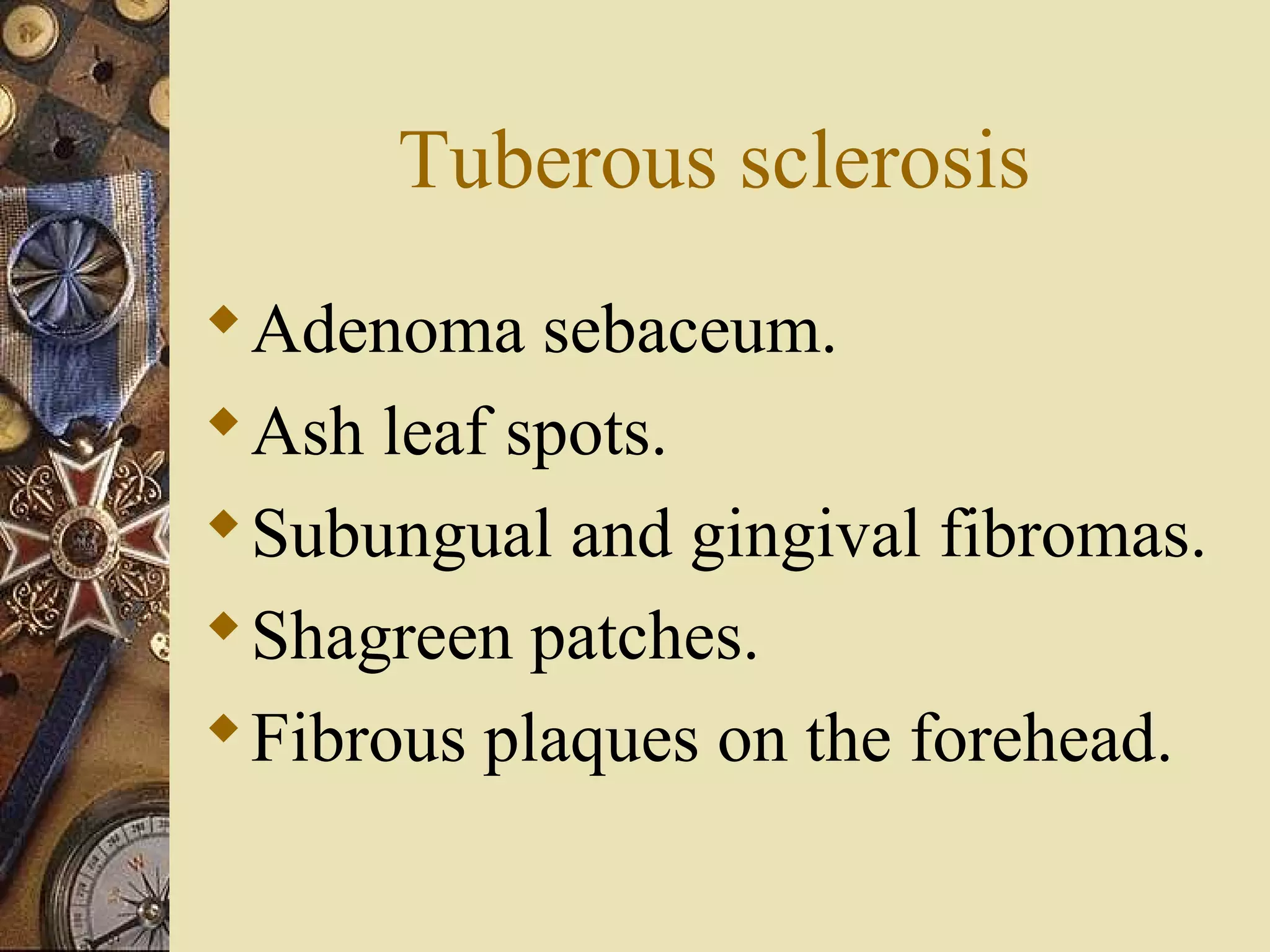 neuro cutaneous markers | PPT