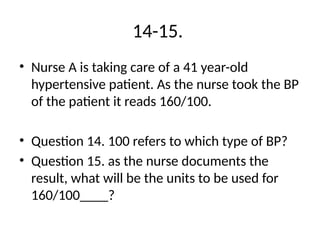 Ncm 101 quiz Vital signs.pptx for nursing | PPT