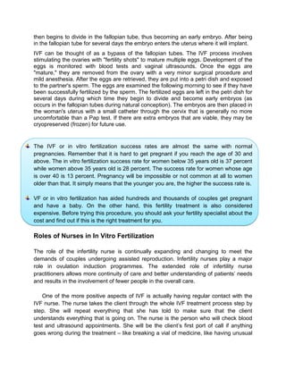 In Vitro Fertilization & Family Planning Method | DOC