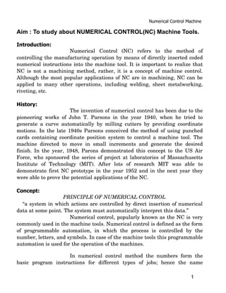 Nc machine | PDF