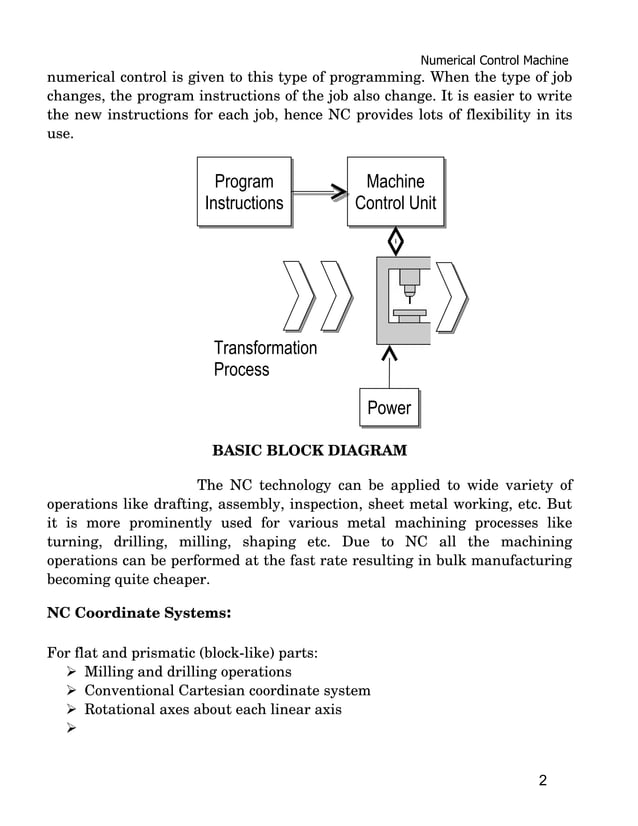 Nc machine | PDF