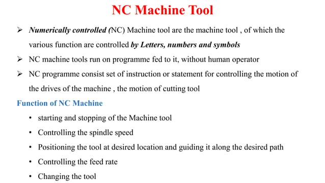 Numerical Control Machines tools....pptx
