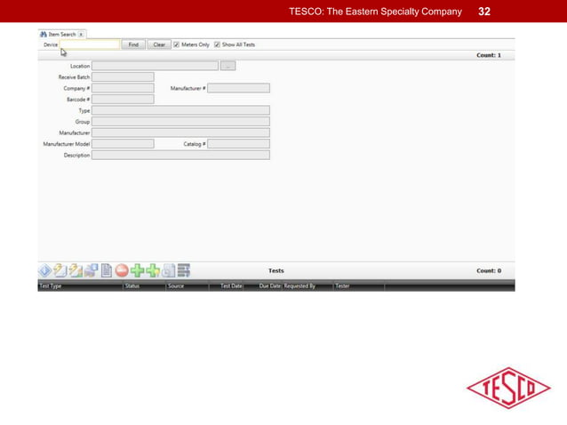 TESCO Meter Manager - Tools to Help You More Efficiently Manage Your ...