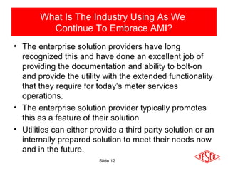 Meter Asset Management at Coop's, IOU's, & Muni's | PPT