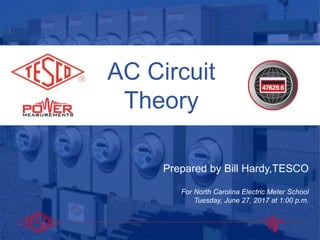 AC Circuit Theory | PPTX