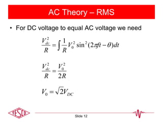 AC Circuit Theory | PPTX