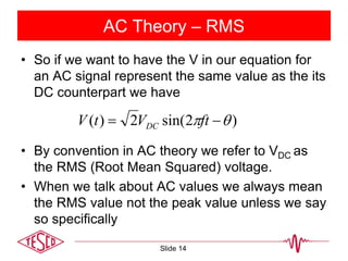 AC Circuit Theory | PPTX