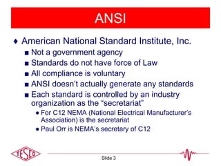 ANSI Standards Review | PPTX