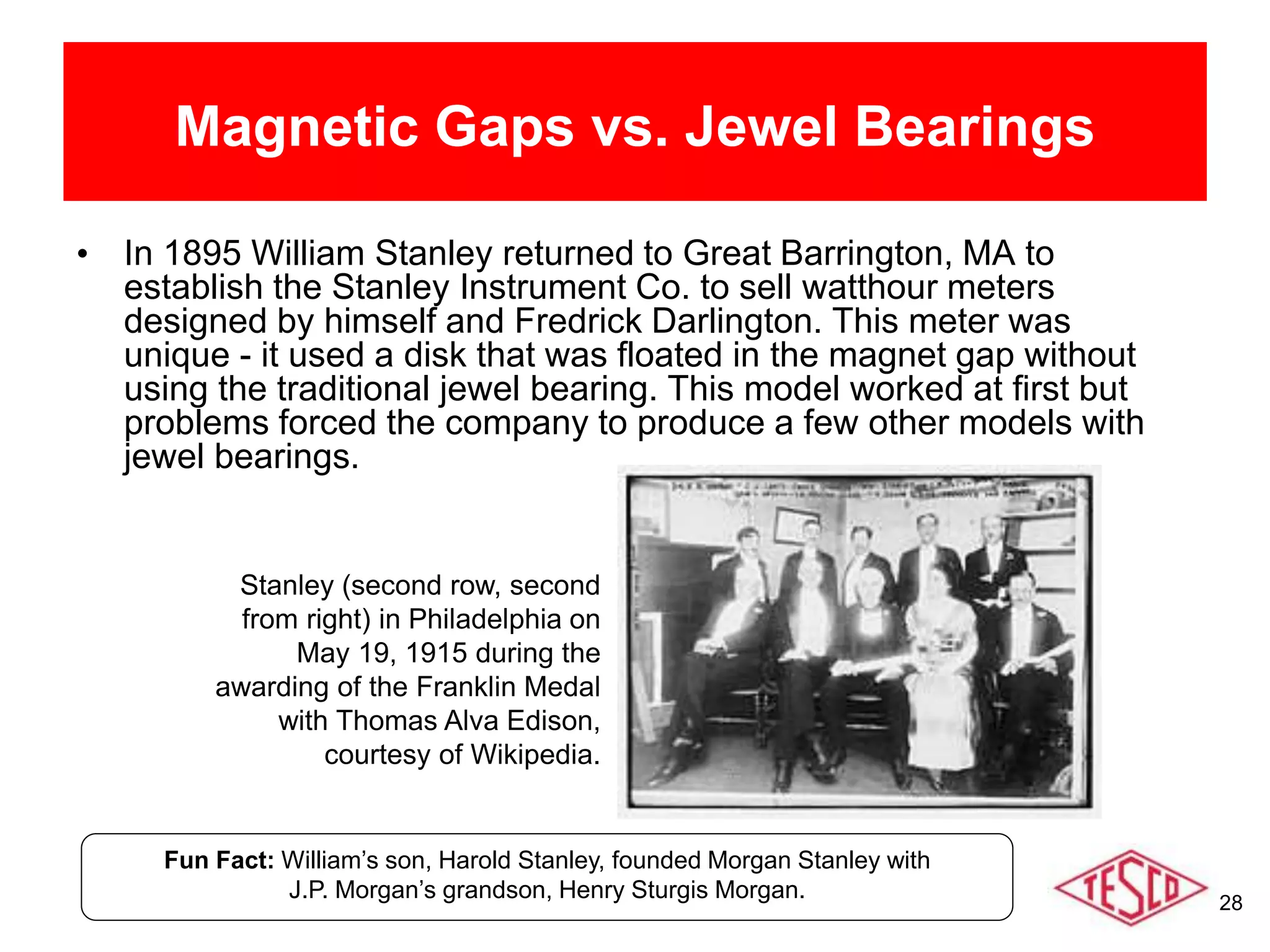 History of Electric Metering (6.27.17) | PPTX | Chemistry | Science